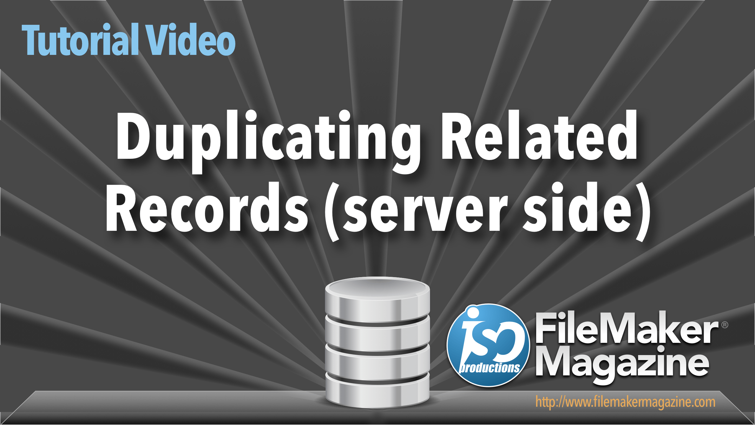 Duplicating Related Records Server Side Fm4u