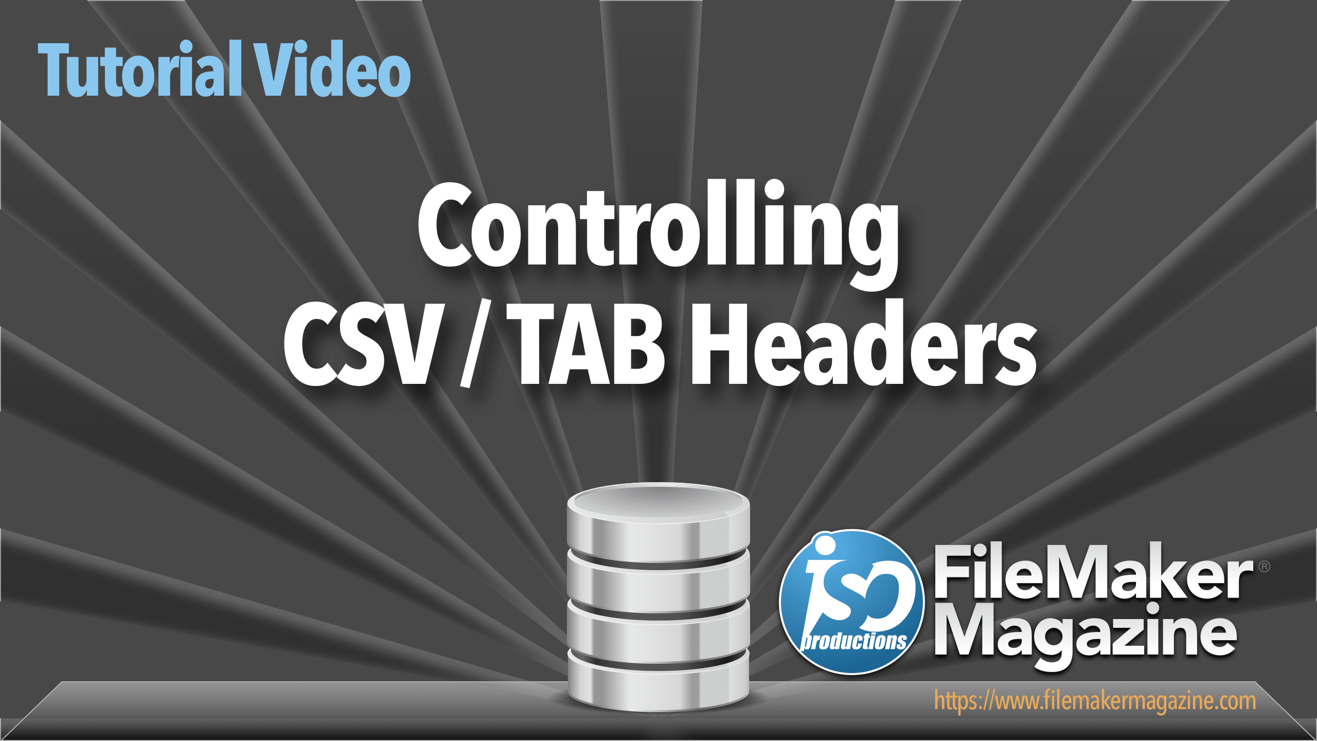 Controlling CSV/TAB Headers - FM4U